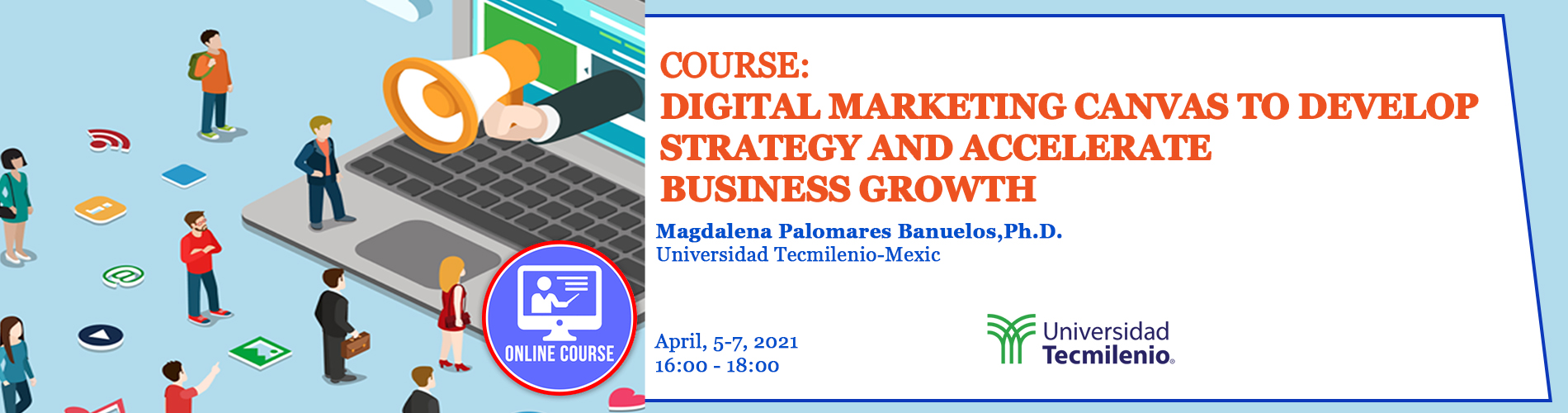 Digital marketing canvas to develop strategy and accerelate business growth